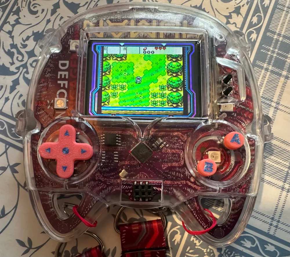 Defcon 32 badge D-pad and AB-buttons #badgelife by pix3l8e - MakerWorld