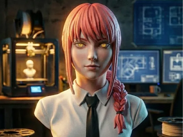 Busto di Makima - Chainsaw Man - Greek Statue - Free 3D Print Model ...