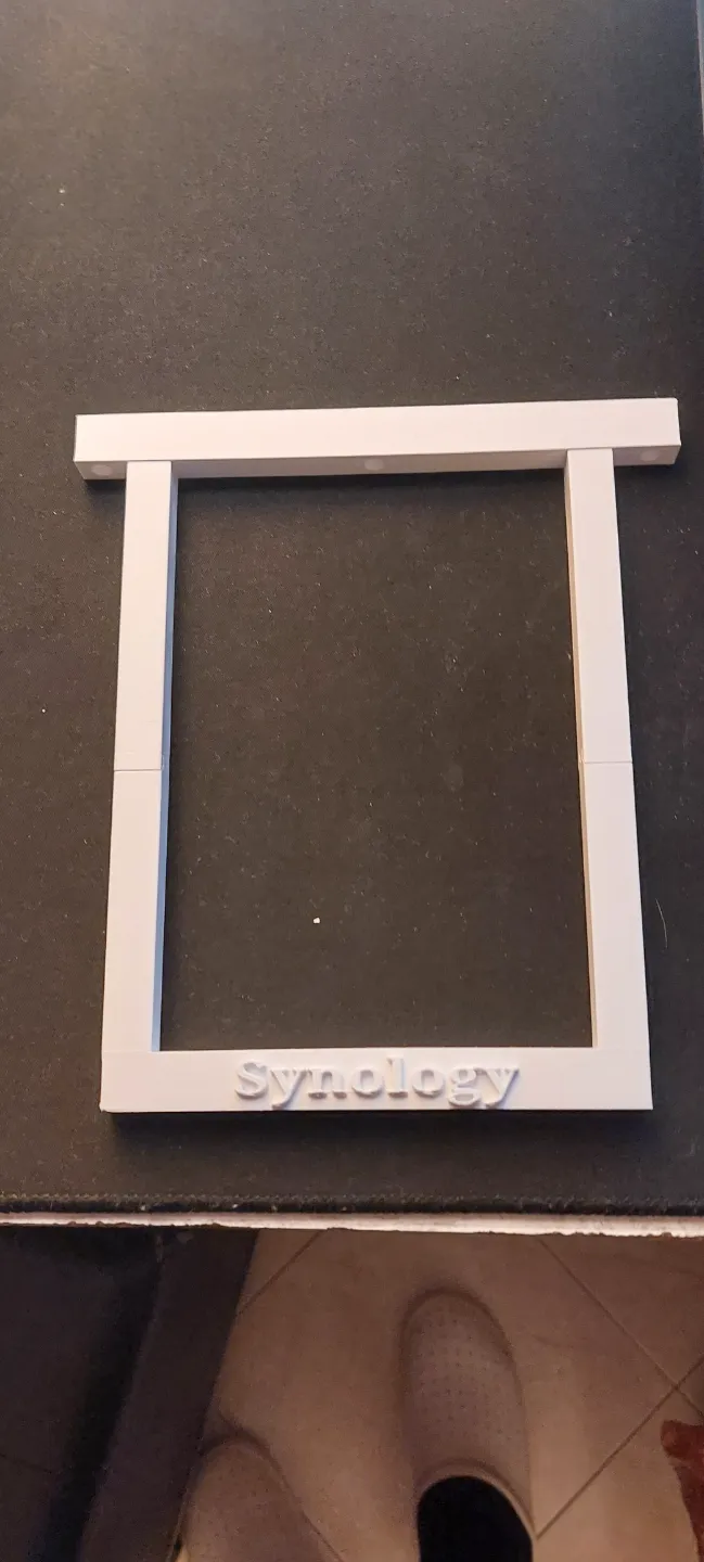 Under-desk support bracket for Synology NAS by Salvo_CBR MakerWorld ...