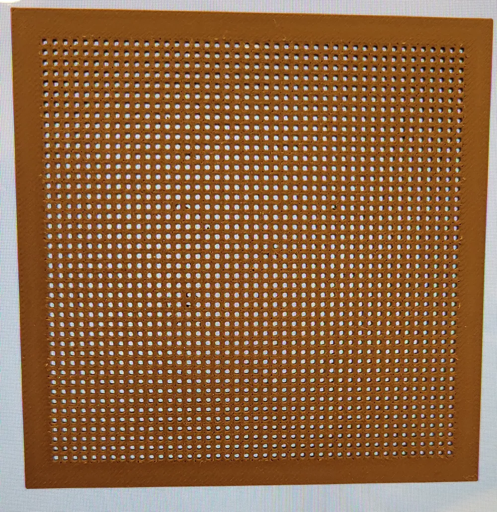 Cross Stitch Embroidery Mesh - Free 3D Print Model - MakerWorld