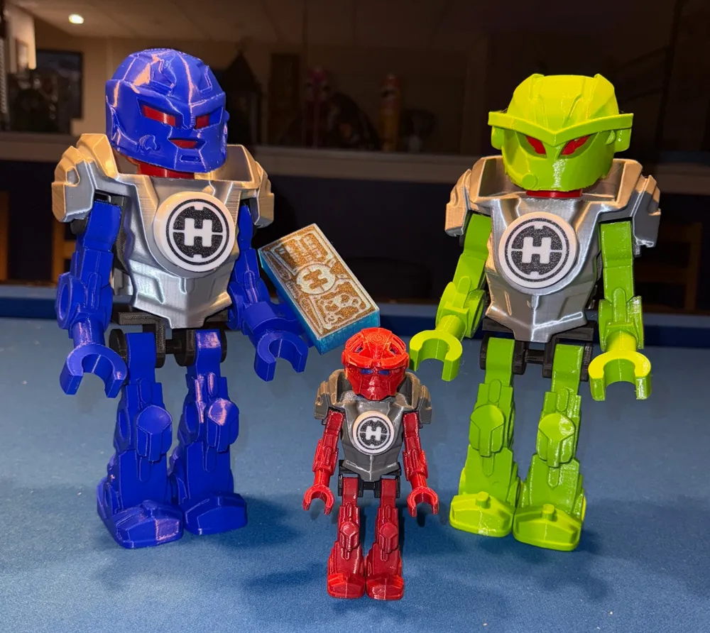 Mega-Sized Hero Factory Surge Mini-Fig (5:1 Scale) Remixed by ...