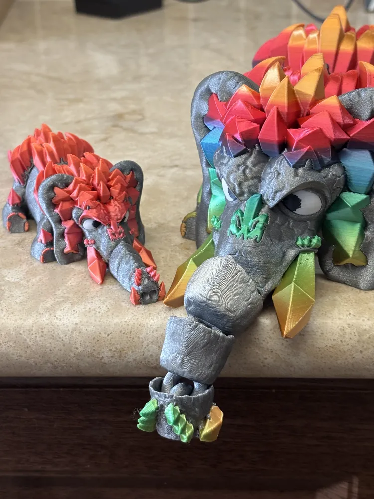 Articulated Crystal Elephant by iBrawnFDM MakerWorld: Download Free 3D Models