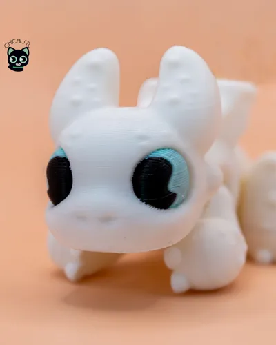 Toothless and Light Fury by Chichi.stl MakerWorld: Download Free 3D Models