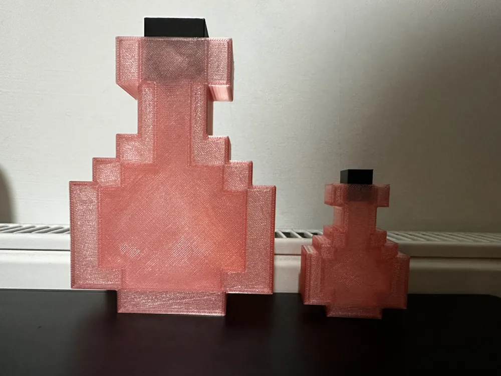 Minecraft potion bottle by littlesandyMakerWorld: Download Free 3D Models