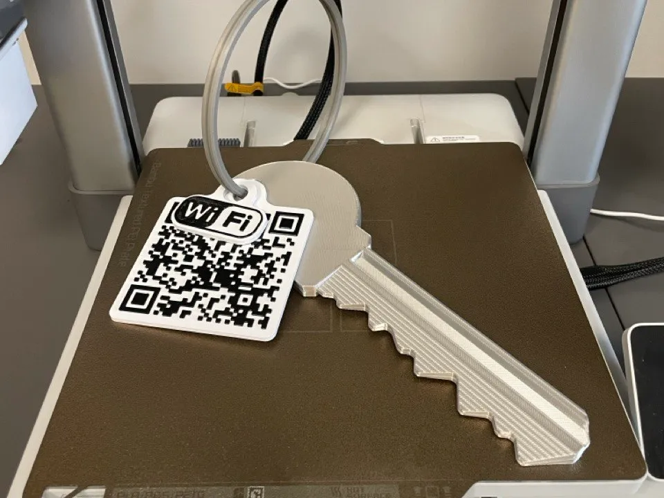 qr nfc wifi key - Free 3D Print Model - MakerWorld