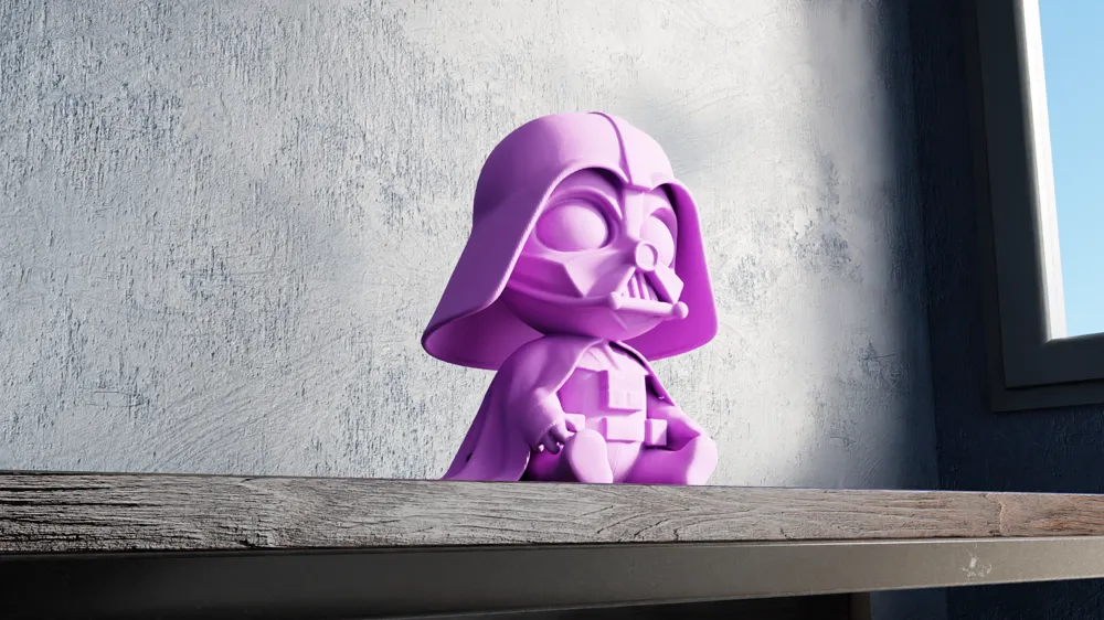 Chibi Baby Vader – Tiny Blush Sith - Free 3D Print Model - MakerWorld
