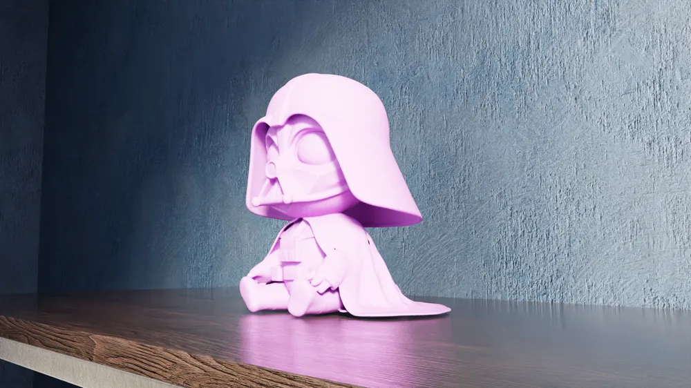 Chibi Baby Vader – Tiny Blush Sith - Free 3D Print Model - MakerWorld