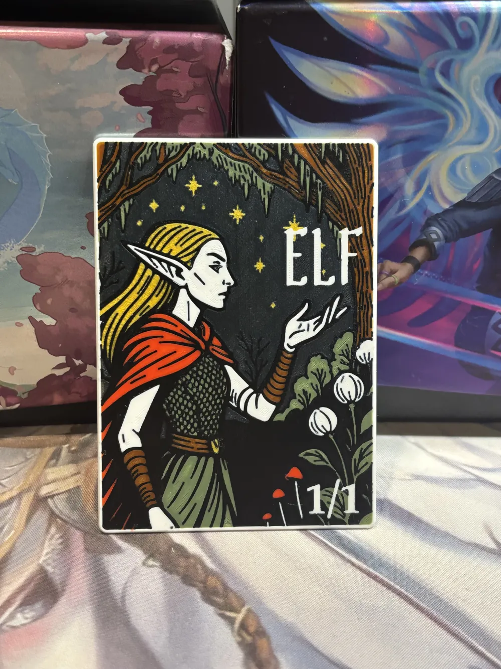 Magic: The Gathering Custom Art 1/1 Elf Token - Free 3D Print Model ...
