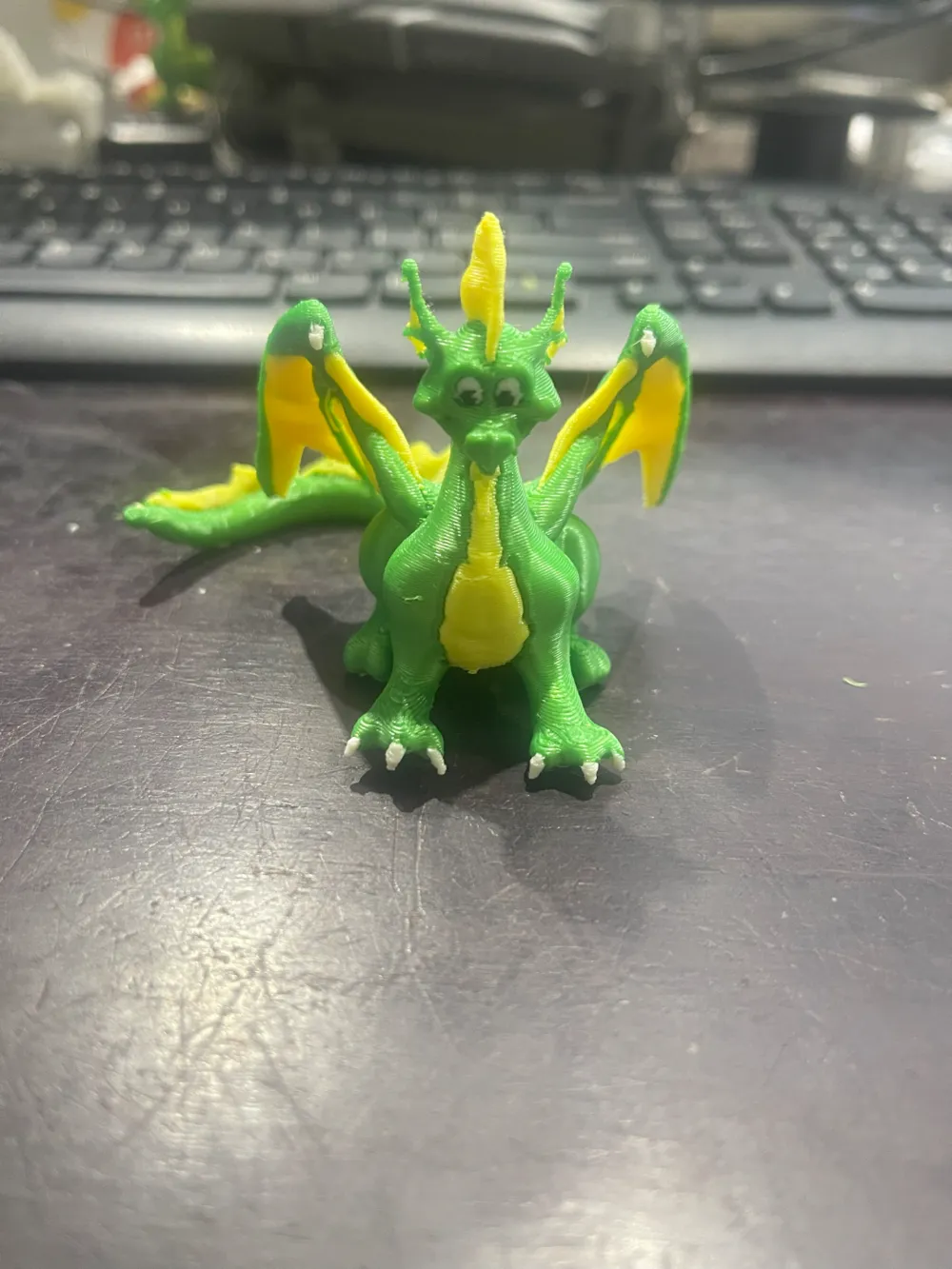 Goofy Sitting Dragon by RahtDrgn - MakerWorld