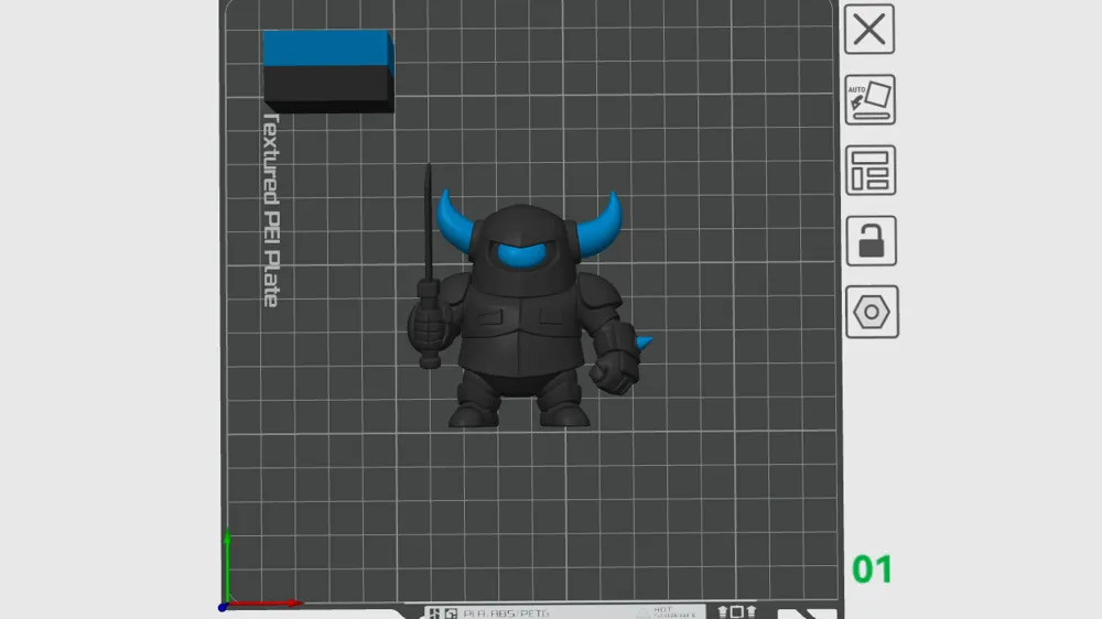 Mini Pekka (Clash Royale) - Free 3D Print Model - MakerWorld