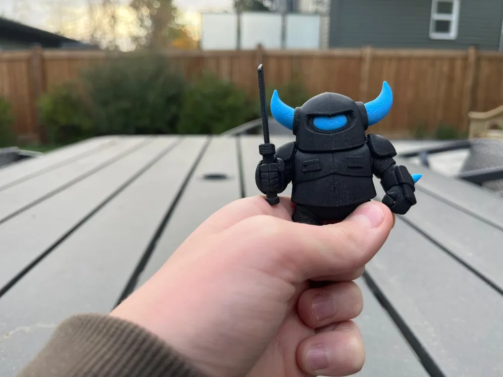 Mini Pekka (Clash Royale) - Free 3D Print Model - MakerWorld