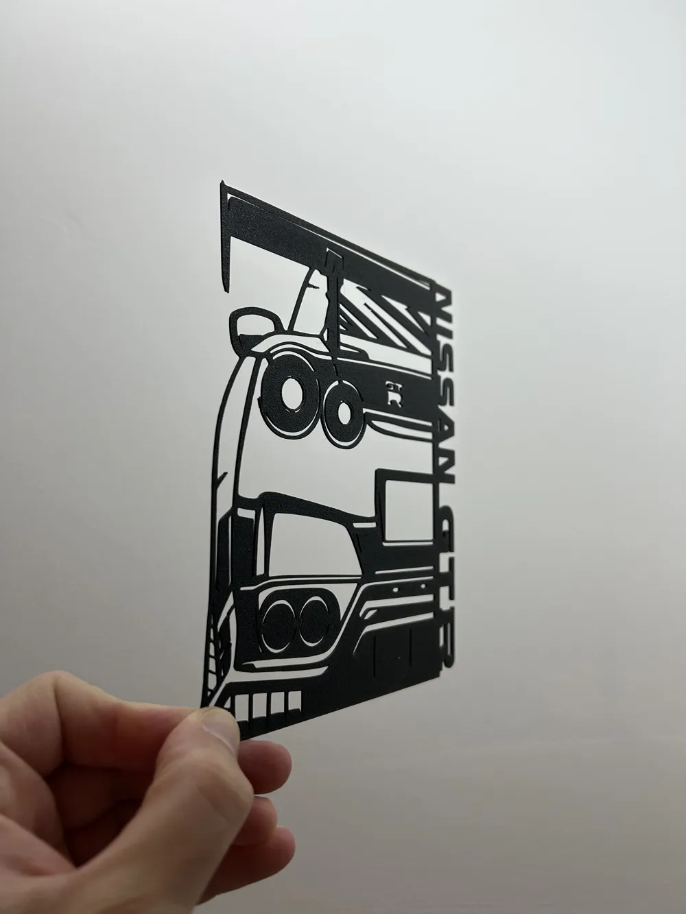 NISSAN GTR R35 no ams - wall art - Free 3D Print Model - MakerWorld