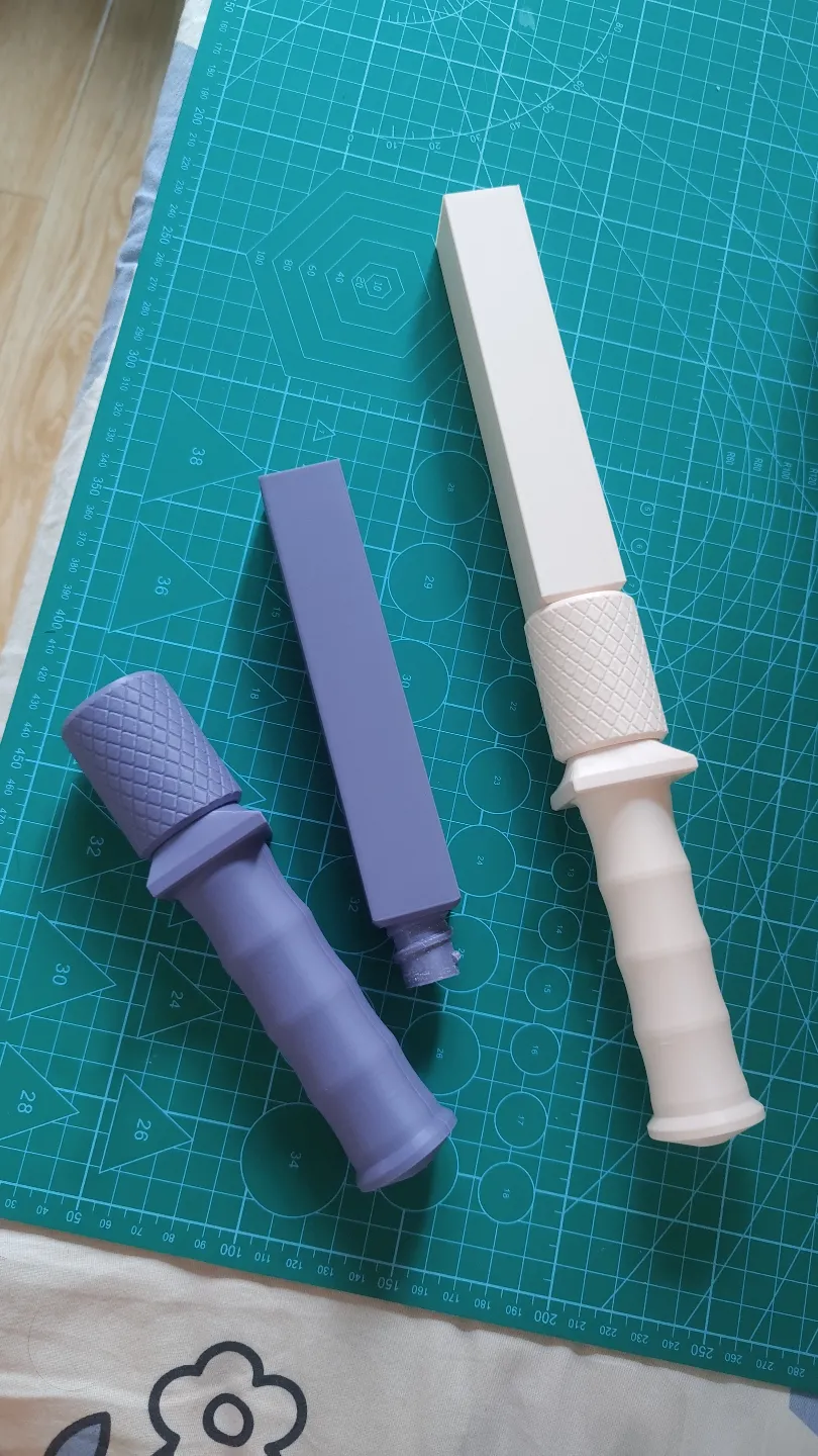 Dragon Staff Extendable Sword by 萌小白DIY MakerWorld: Download Free 3D Models