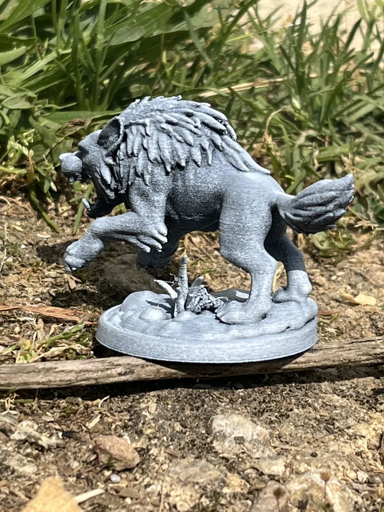 miniature lord of the ring warg - Free 3D Print Model - MakerWorld