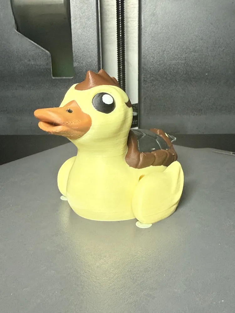 Turtle Duck 3D Model with Articulated Wings by Gemini_X MakerWorld ...