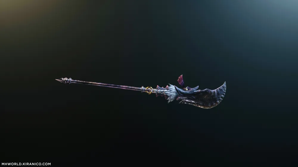 Monster Hunter Black Diablos Katana, inspired by the Azure Dragon's ...