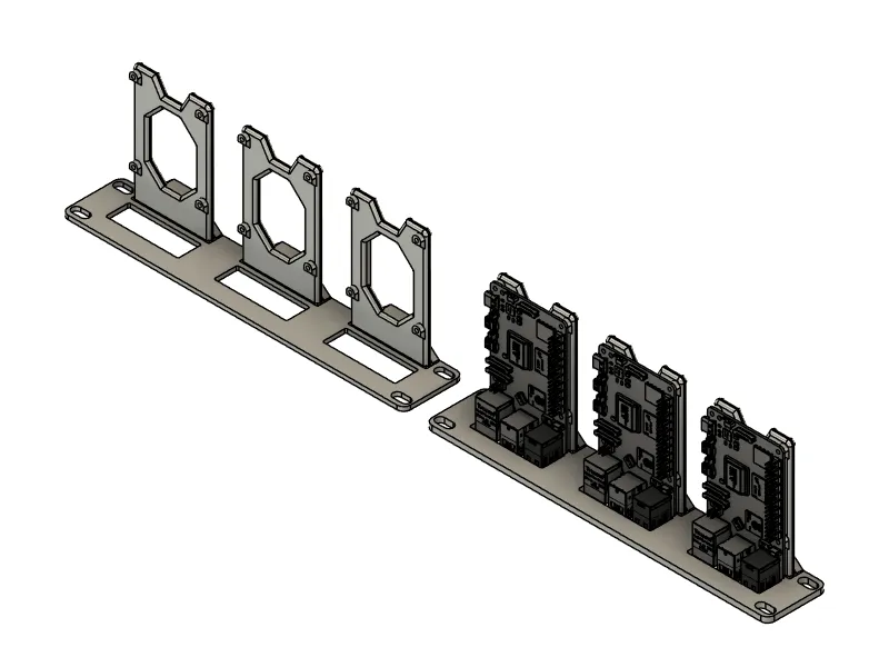 10-inch rack mount for 3 Raspberry Pi by Mixmeister MakerWorld ...