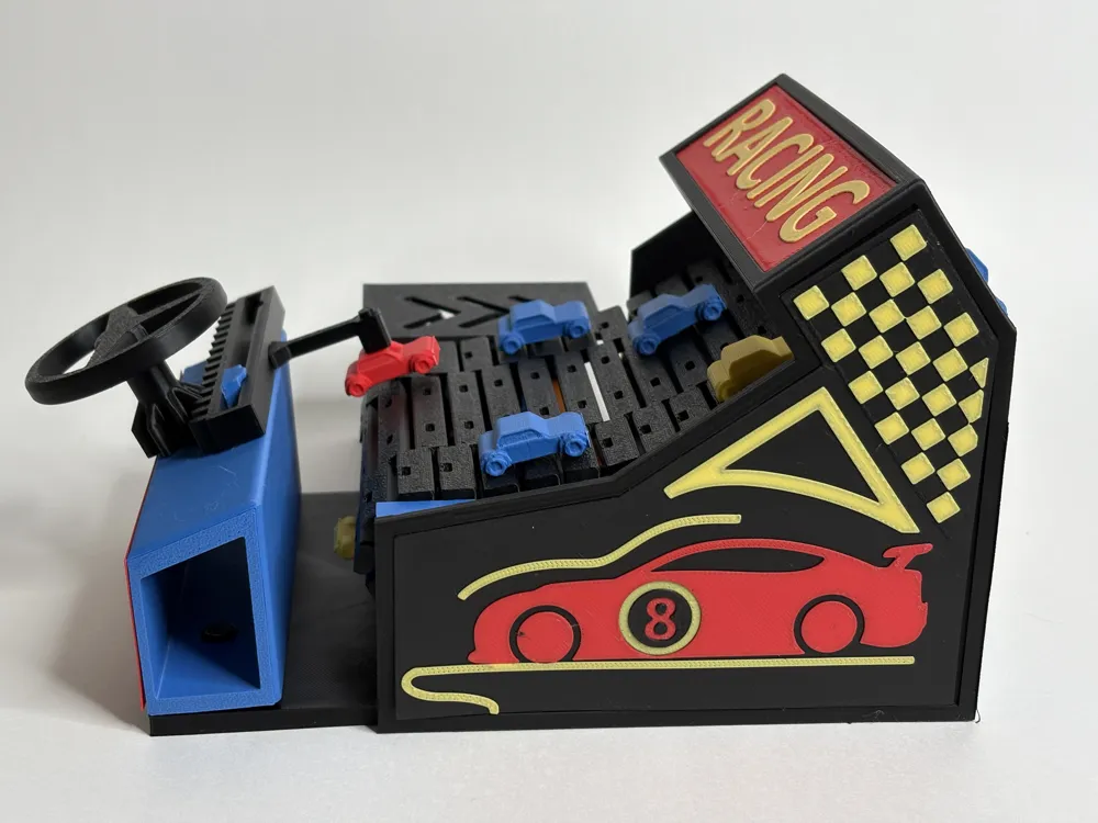 Mini Arcade - Steering Dodge Car Toy - Free 3D Print Model - MakerWorld