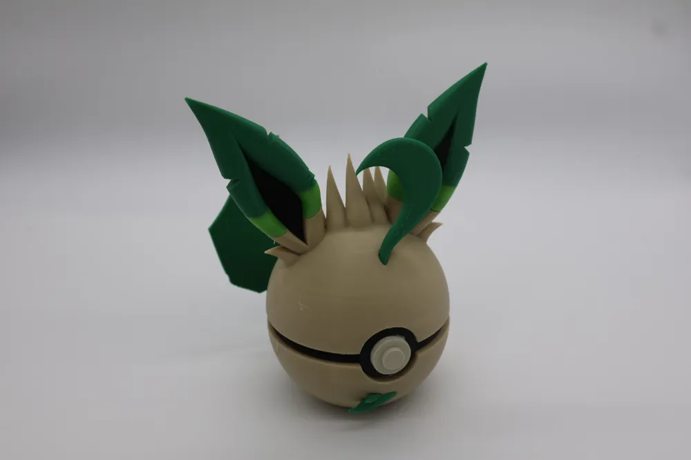 Leafeon Pokeball by AllLayerByLayer MakerWorld: Download Free 3D Models