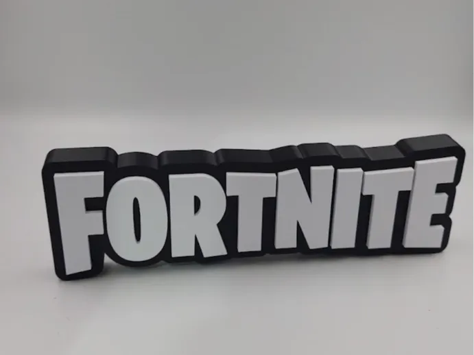 Fortnite Logo - Free 3D Print Model - MakerWorld