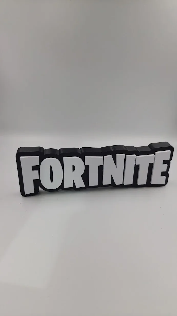 Fortnite Logo - Free 3D Print Model - MakerWorld