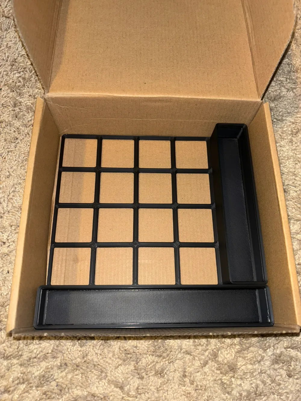 Gridfinity Grid for Bambu Labs Filament Roll Box by smcallah - MakerWorld