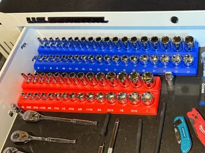 SOCKET HOLDER - Quinn 3/8" Master Socket Set by Bermudez01 MakerWorld ...