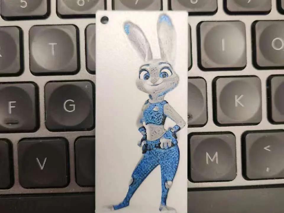 Zootopia Officer Judy Rabbit Bookmark - Free 3D Print Model - MakerWorld