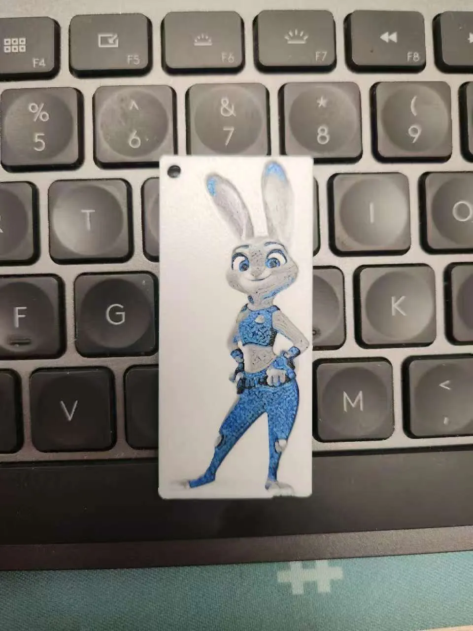 Zootopia Officer Judy Rabbit Bookmark - Free 3D Print Model - MakerWorld