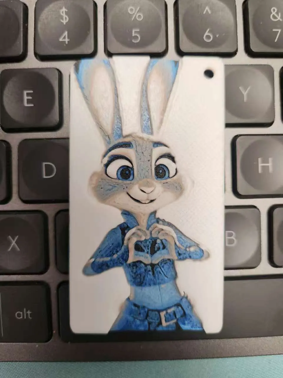 Zootopia Officer Judy Rabbit Bookmark - Free 3D Print Model - MakerWorld