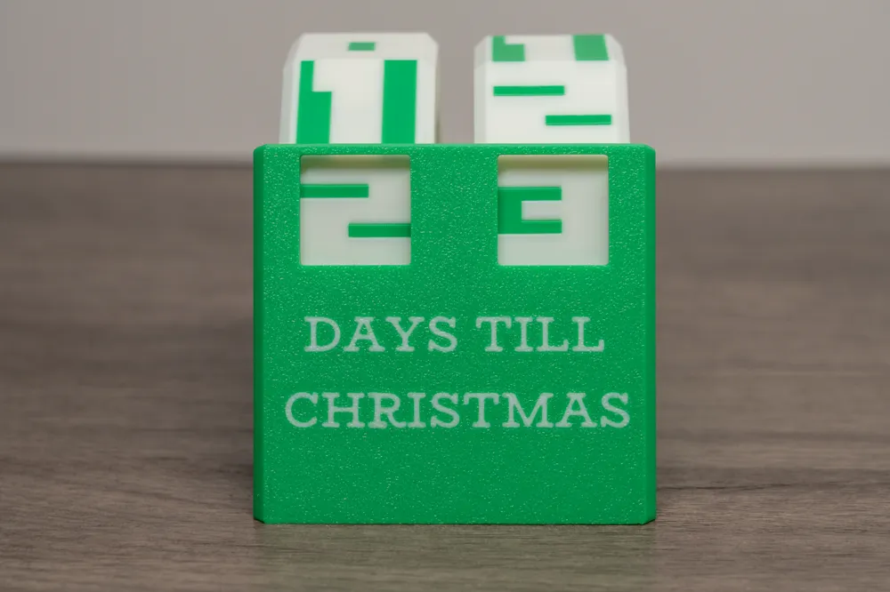 Cryptic Christmas Countdown Calendar by altair3d - MakerWorld