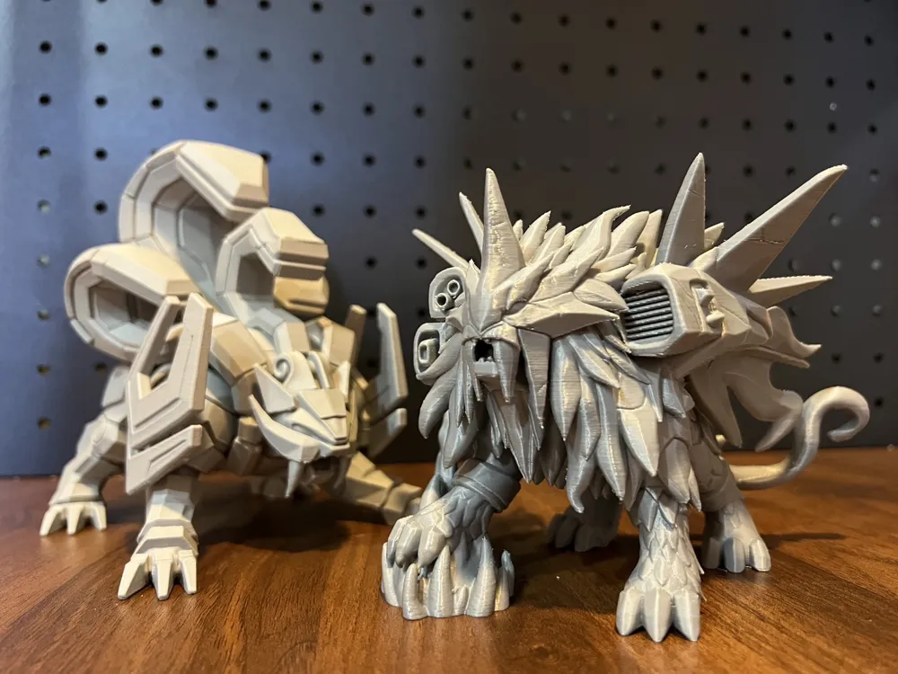 Mecha Pokemon Series — Majestic Entei Statue by AT62 MakerWorld ...