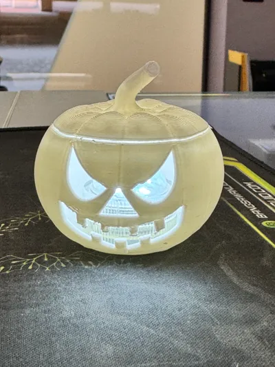 3D Printed Halloween Pumpkin with LED Holder by Piteke MakerWorld ...