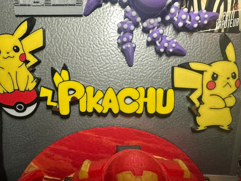 pikachu magnet fridge by marconooren MakerWorld: Download Free 3D Models