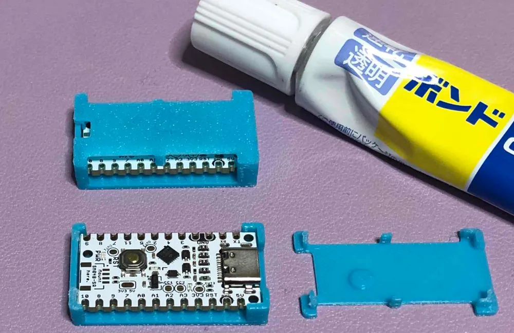 UIAPduino Microcontroller Board Minimal Case - Free 3D Print Model ...