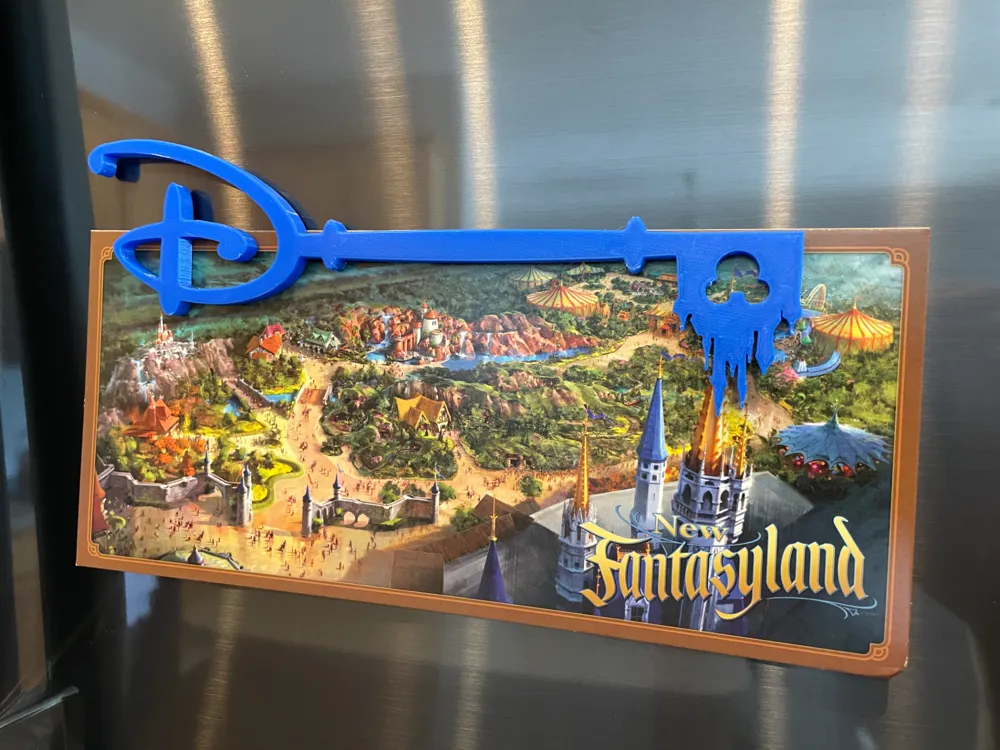 Disney Castle Collectible Key Magnet! by Mikey.Mouse MakerWorld ...