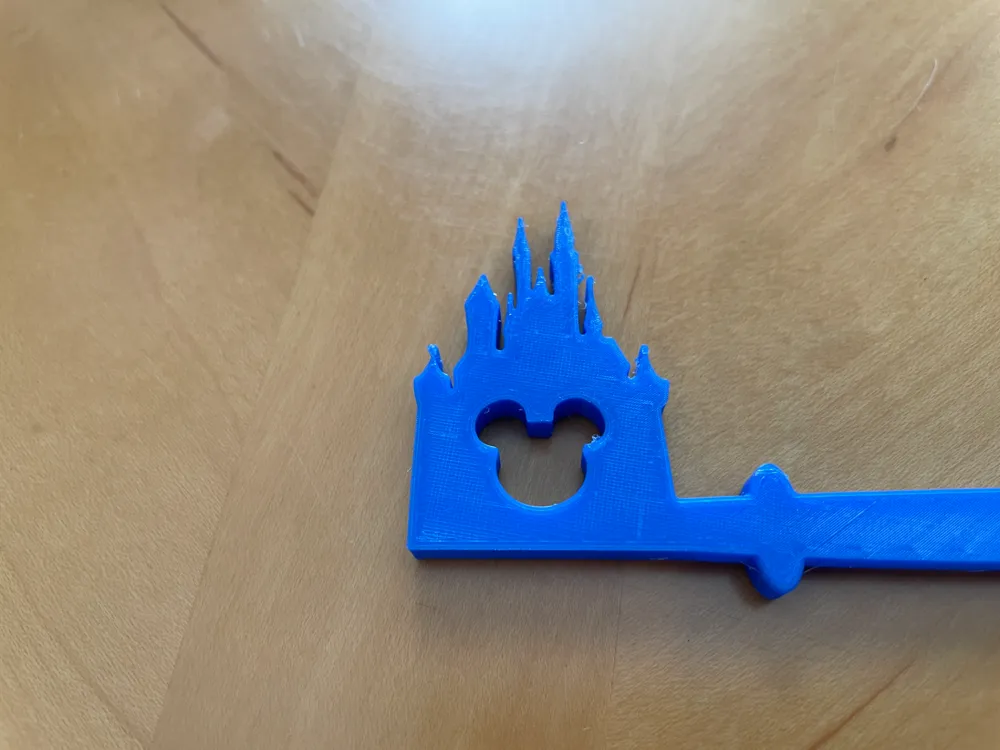 Disney Castle Collectible Key Magnet! - Free 3D Print Model - MakerWorld
