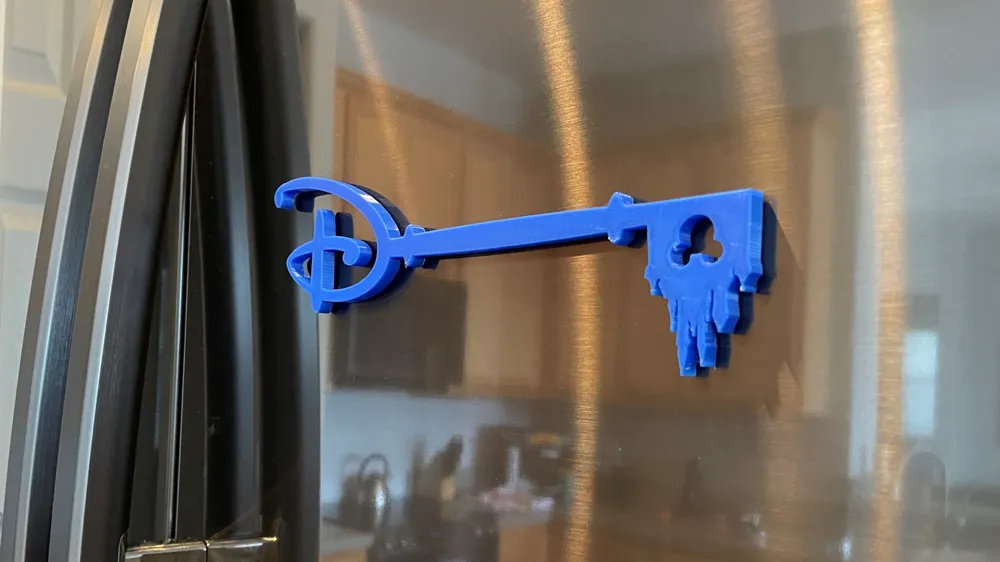Disney Castle Collectible Key Magnet! - Free 3D Print Model - MakerWorld