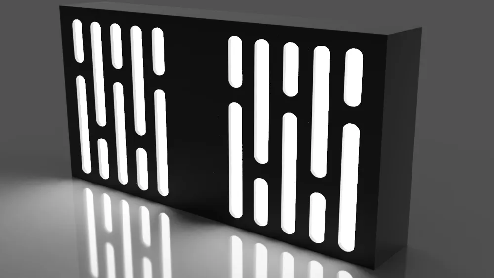 STAR WARS WALL PANEL WITH AND WITHOUT FRONT DECO by TAH3DGeek - MakerWorld