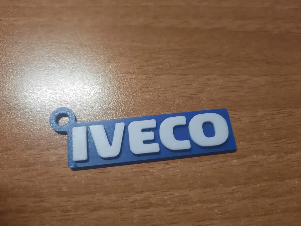 Iveco Logo Keychain by Luke-Leek-98 - MakerWorld