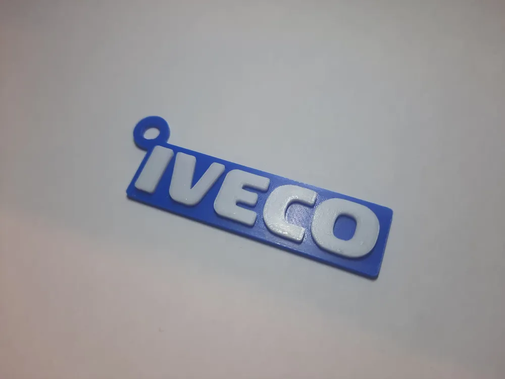 Iveco Logo Keychain by Luke-Leek-98 - MakerWorld