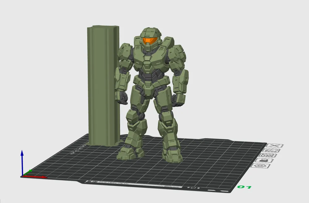 Master Chief Mecha - Free 3D Print Model - MakerWorld