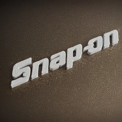 Snap-On Tools Logo Emblem - Custom 3D Printed by Solewave MakerWorld ...