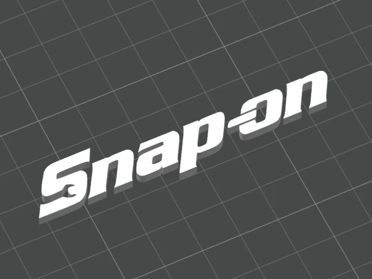 Snap-On Tools Logo Emblem - Custom 3D Printed by Solewave MakerWorld ...