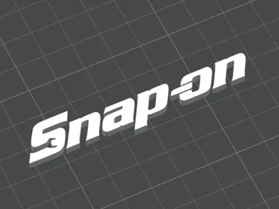 Snap-On Tools Logo Emblem - Custom 3D Printed by Solewave MakerWorld ...