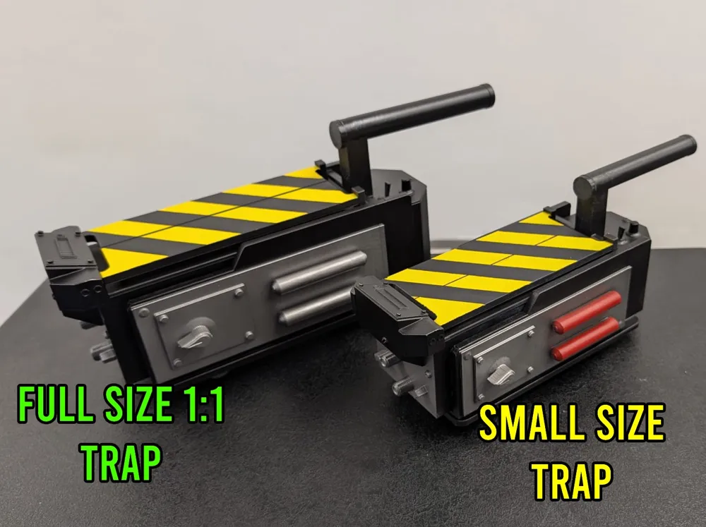 Ghostbusters Ghost Trap - FULL SIZE - Free 3D Print Model - MakerWorld