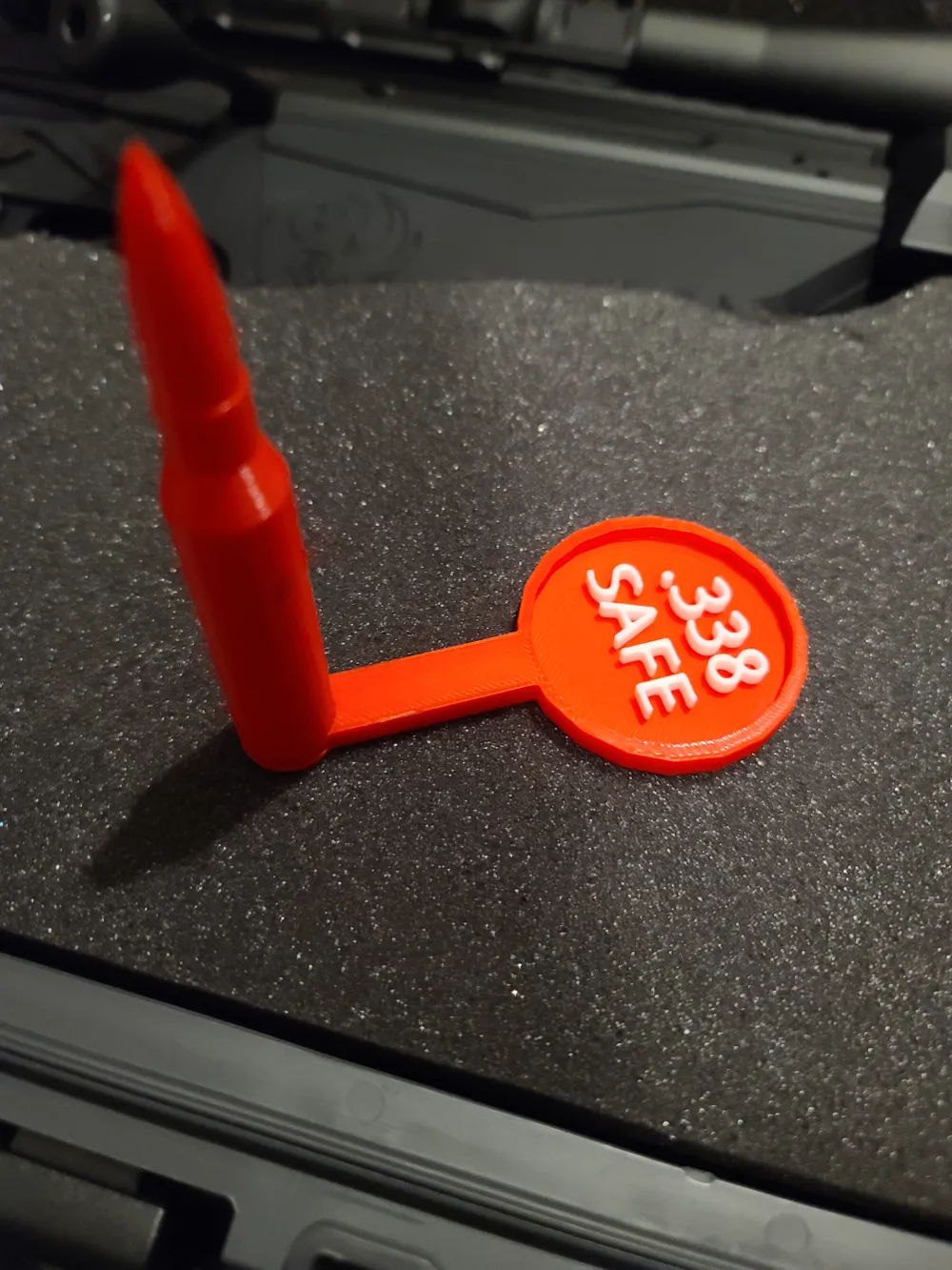 338 Lapua Weapon Safe Flag by Tazinator - MakerWorld