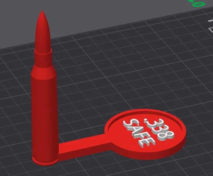 338 Lapua Weapon Safe Flag by Tazinator - MakerWorld