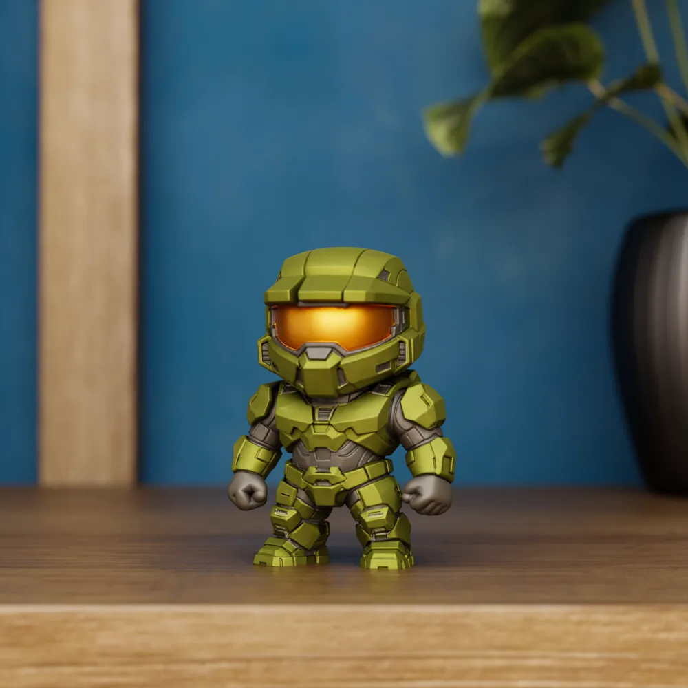 Master Chief - Miniatura Gamer por Lawson3D MakerWorld: Baixe modelos ...