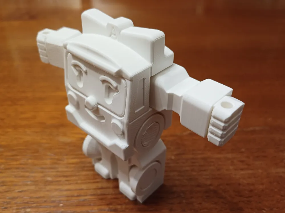 Robocar Amber transformable, simple for kids - Free 3D Print Model ...